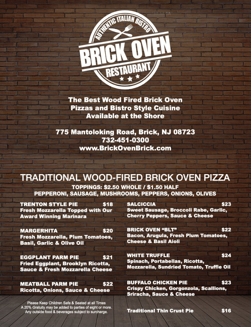 Brick Oven Restaurant – A Great Italian Bistro